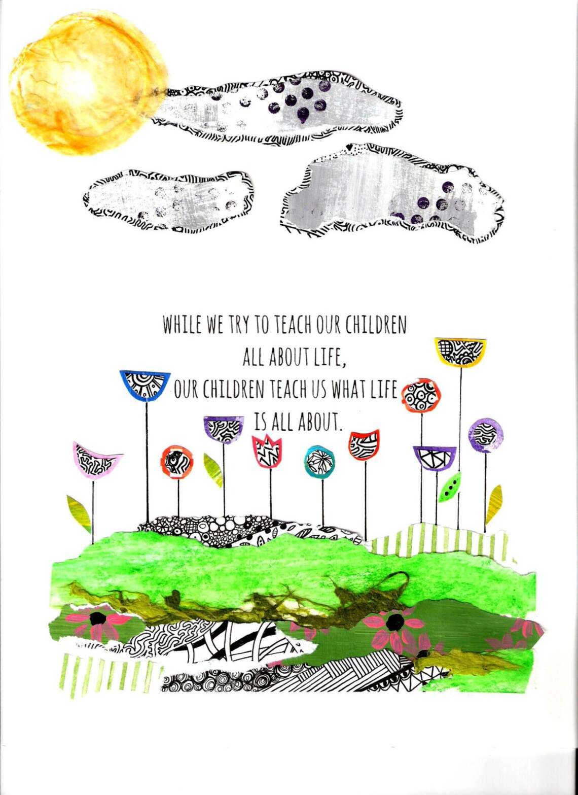 Life Lesson Quote. Teacher's Gift Gallery Wall or Nursery | Etsy