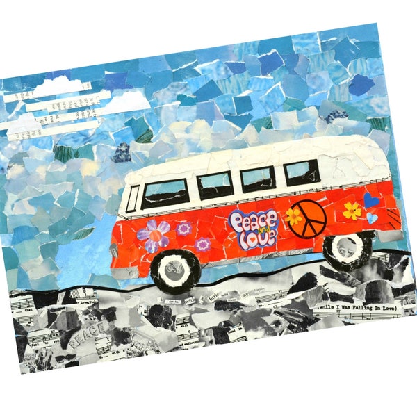 Vw Bus Card - Etsy