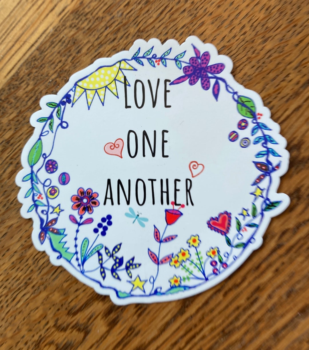 Love One Another. 4x4 Magnet for Refrigerator, Locker, Car - Etsy