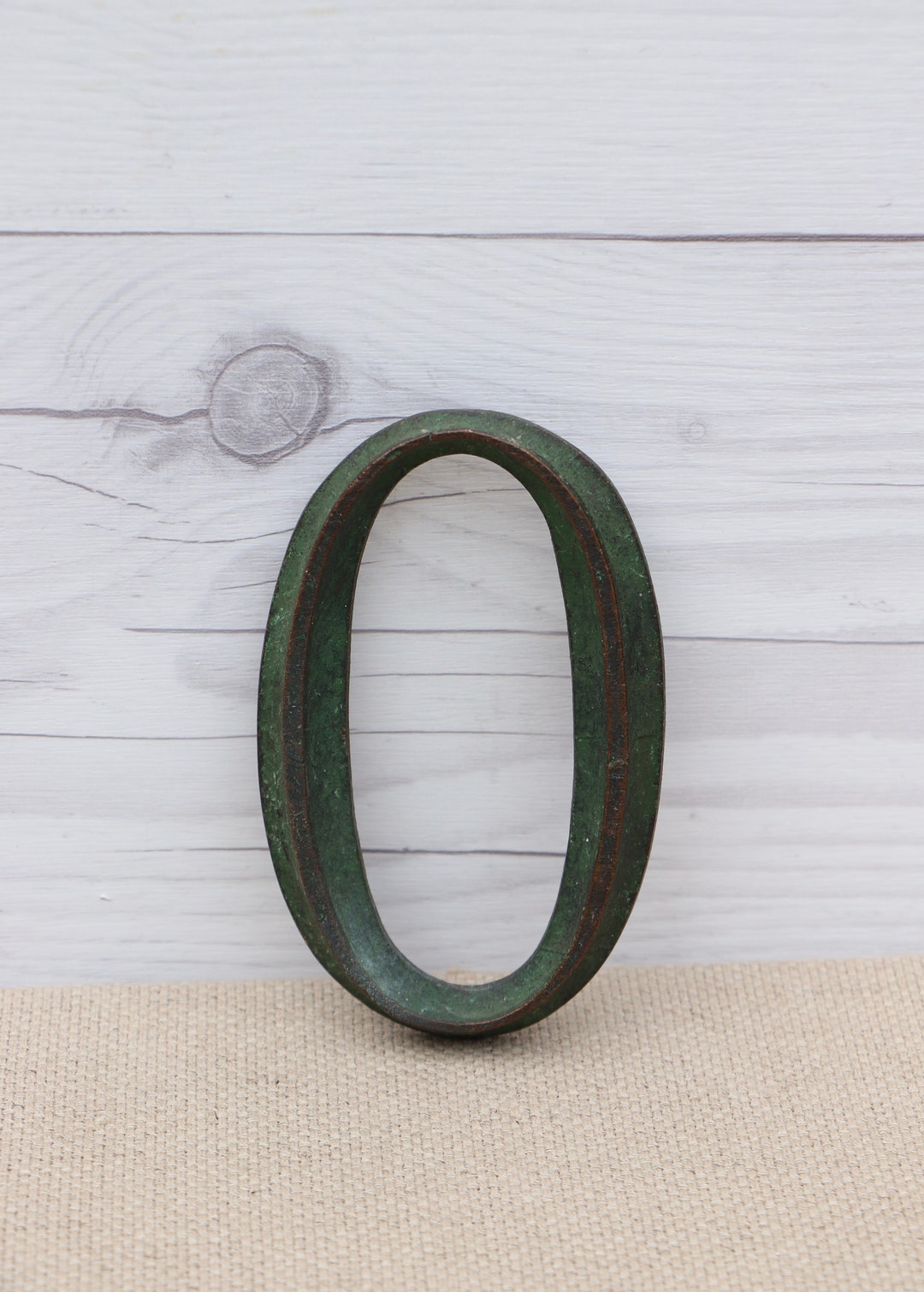 Vintage Metal House Number 0, Vintage Metal Number 0 Home Decor ...