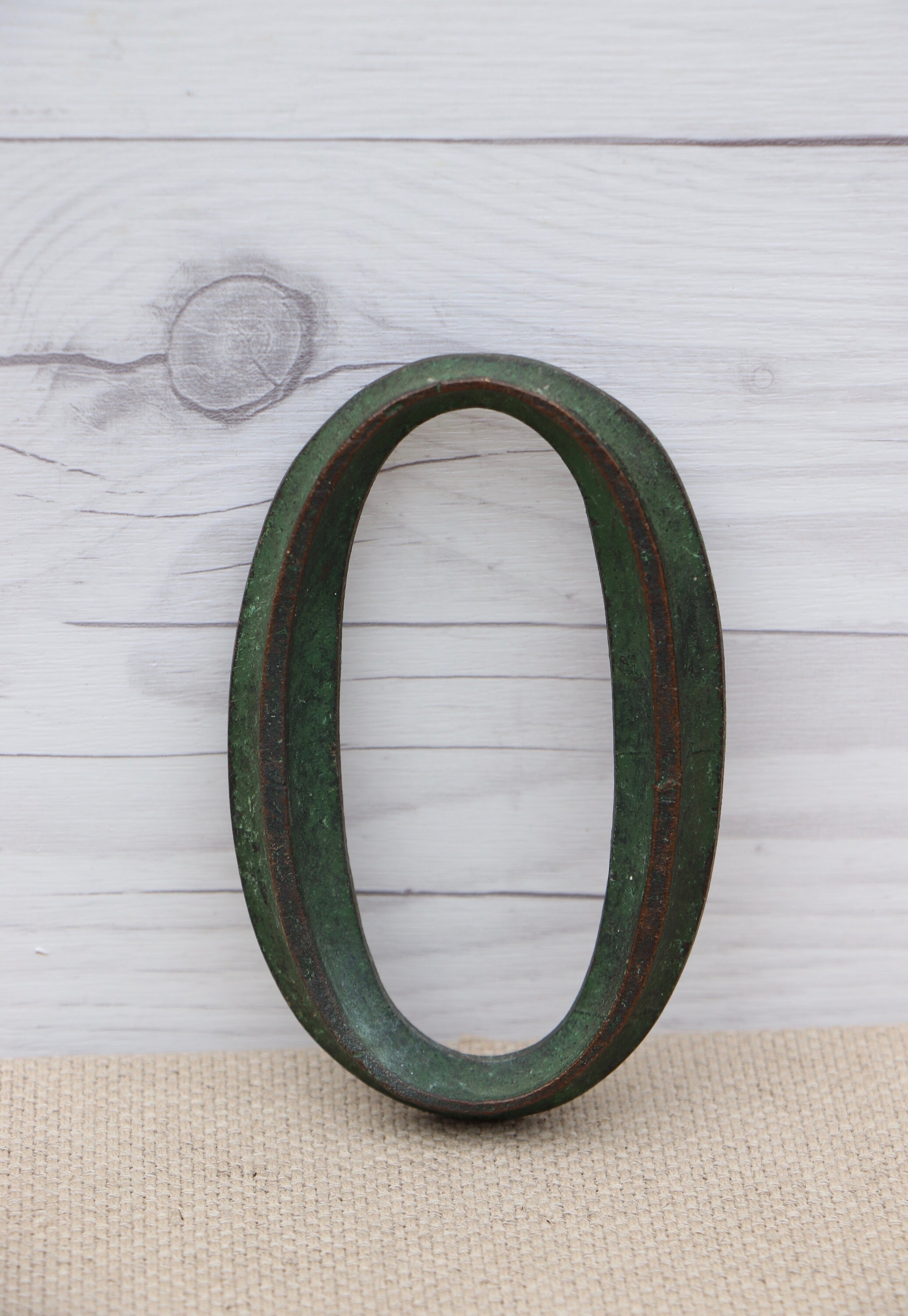 Vintage Metal House Number 0, Vintage Metal Number 0 Home Decor ...