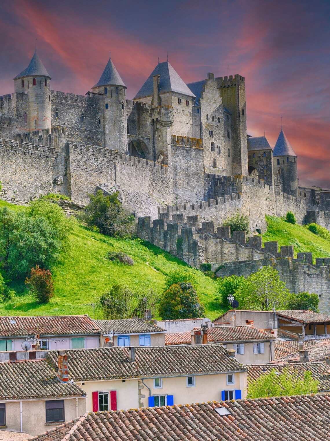 Cascoly Jigsaw Puzzle - Medieval Citadel of Carcassonne - Etsy