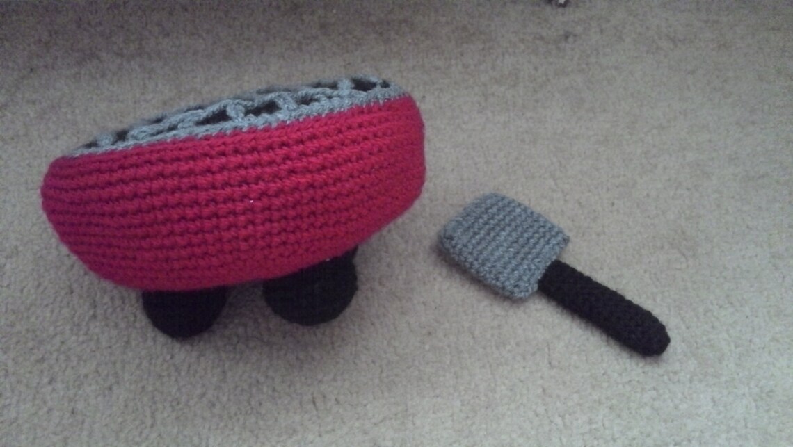 Crochet Barbecue Playset - Etsy