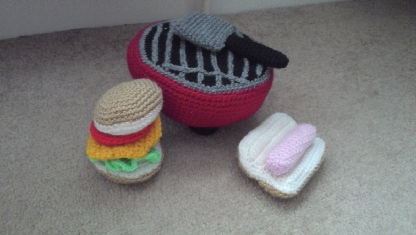 Crochet Barbecue Playset - Etsy