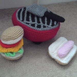 Crochet Barbecue Playset - Etsy