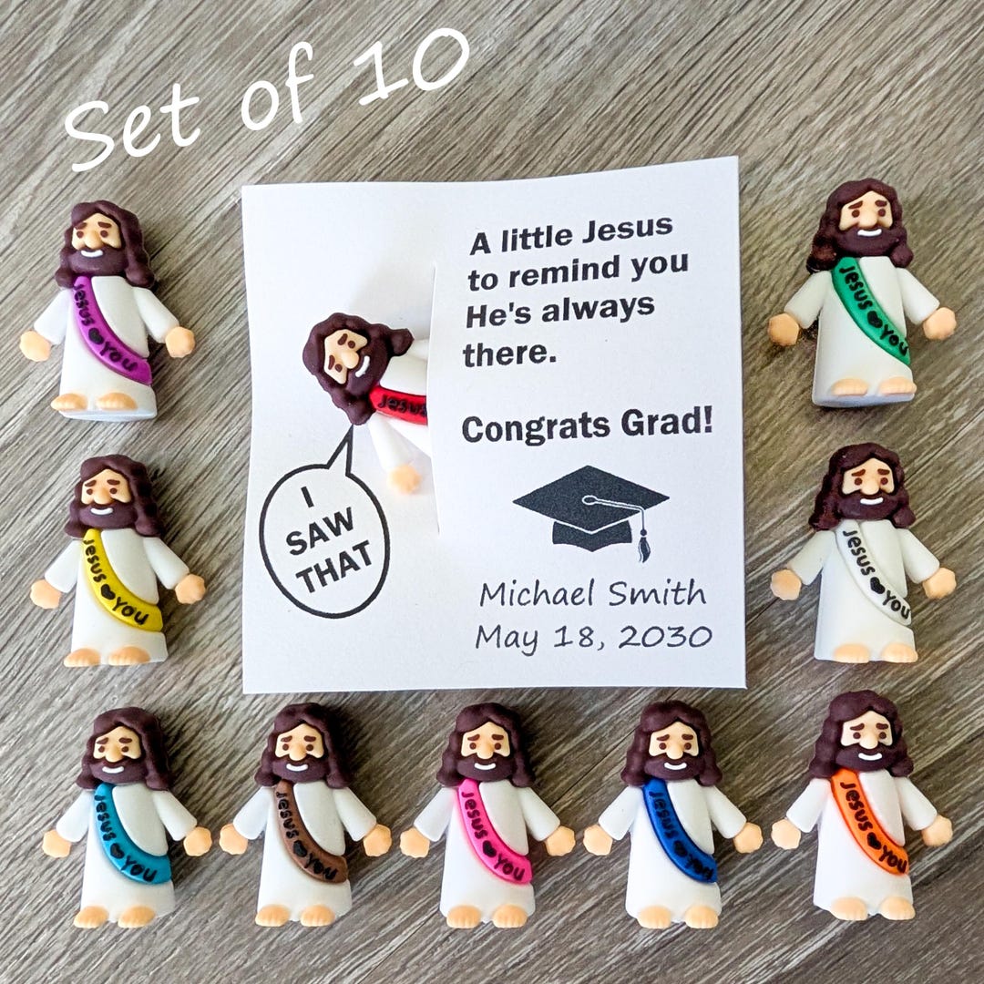Graduation Party Favors – Little Jesus “I Saw That” – Funny Christian ...