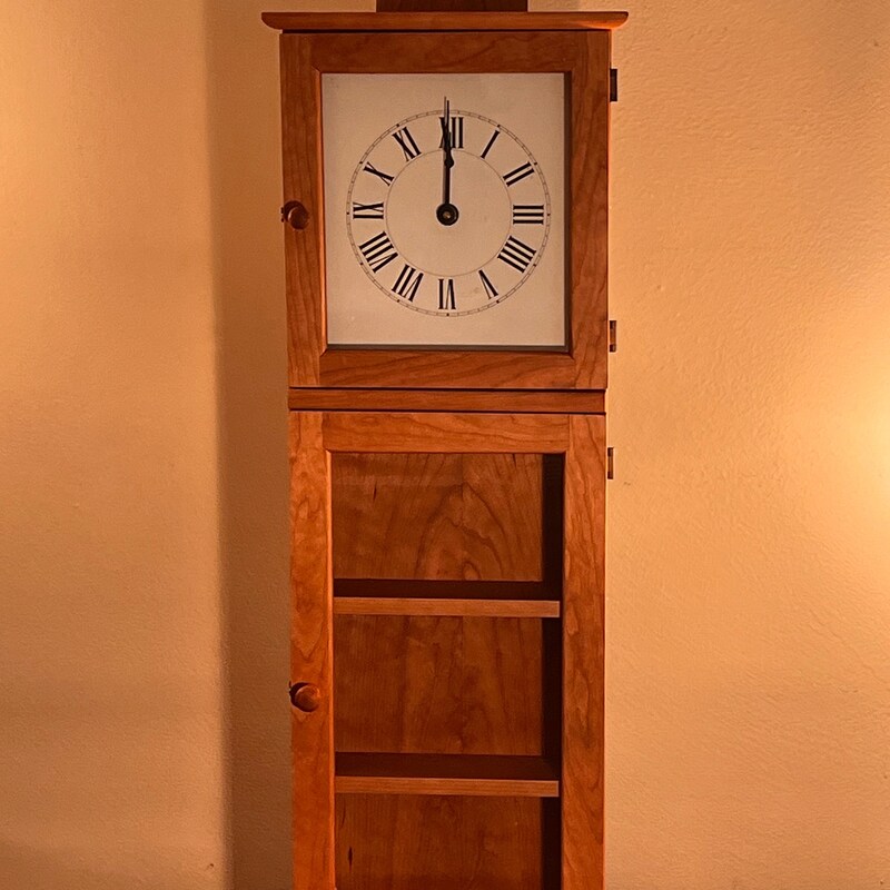 Natural Wood Clock - Etsy