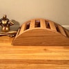 Iyengar Yoga Halasana Box- A: Wooden Yoga Bench, Support for Plough ...