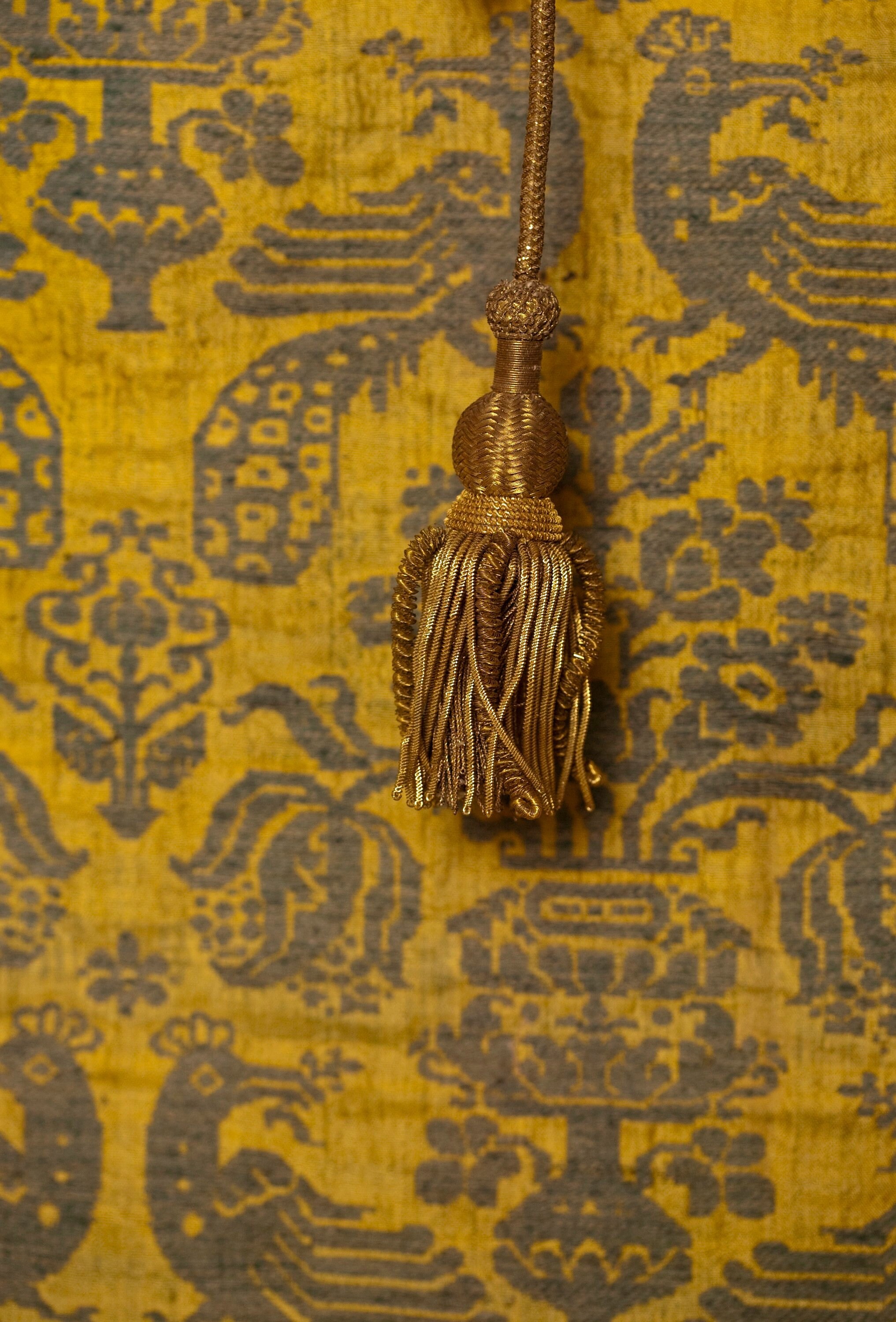 Antique Metallic Tassel Etsy
