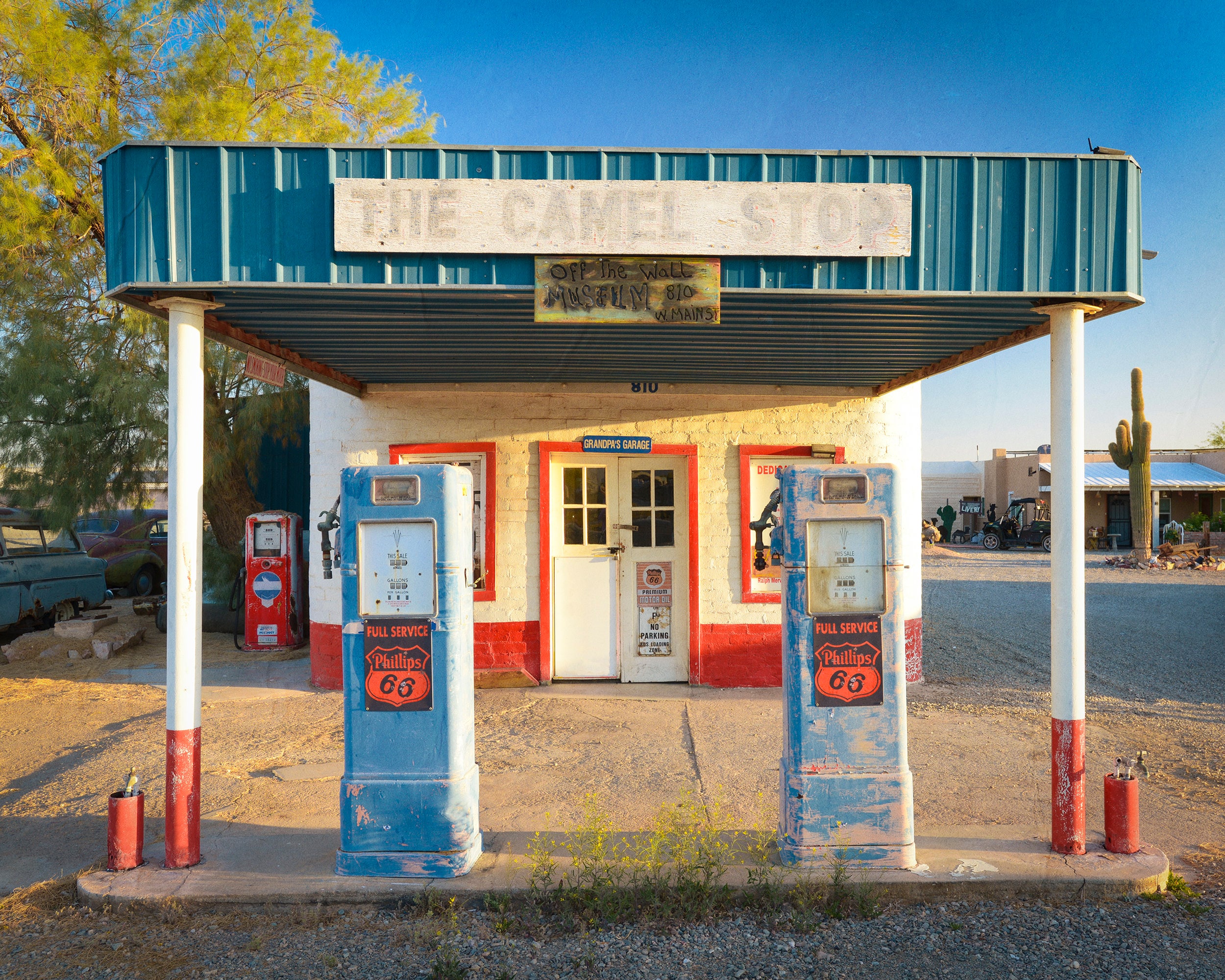 The Camel Stop Gas Station Print: Quartzite Arizona Desert Photography ...