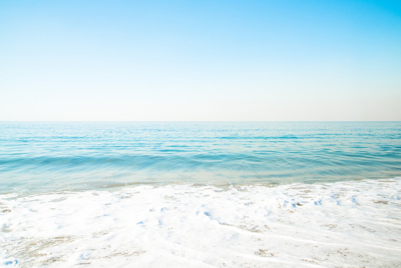 Calming Beach Print | Ocean Photograph | Calming Ocean Art | Blue Sea ...