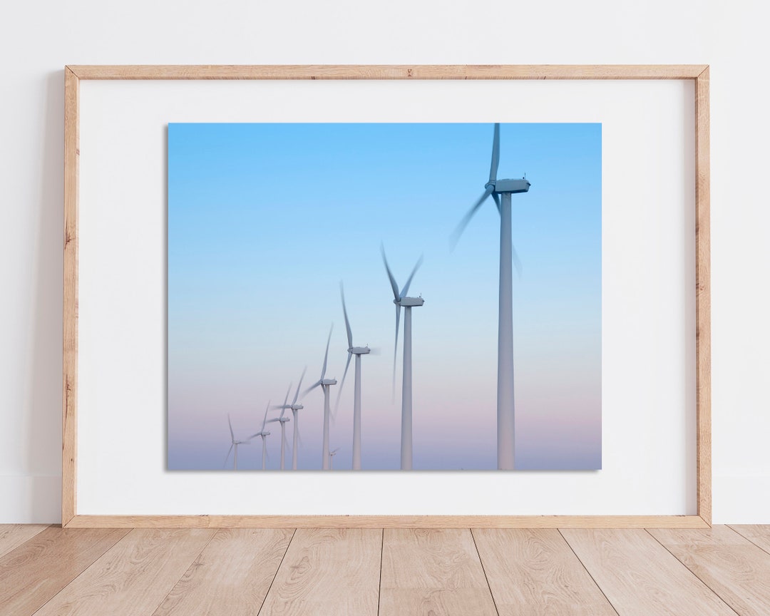 Wind Turbine Print Gift for Wind Turbine Tech Windmill - Etsy