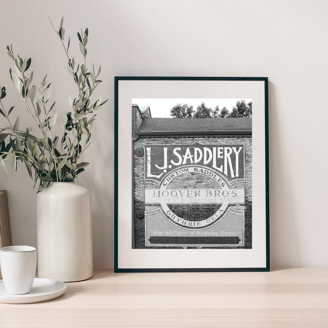 Vintage Livery Sign Victorian-era Ghost Sign Hoover Bros Livery Guthrie ...