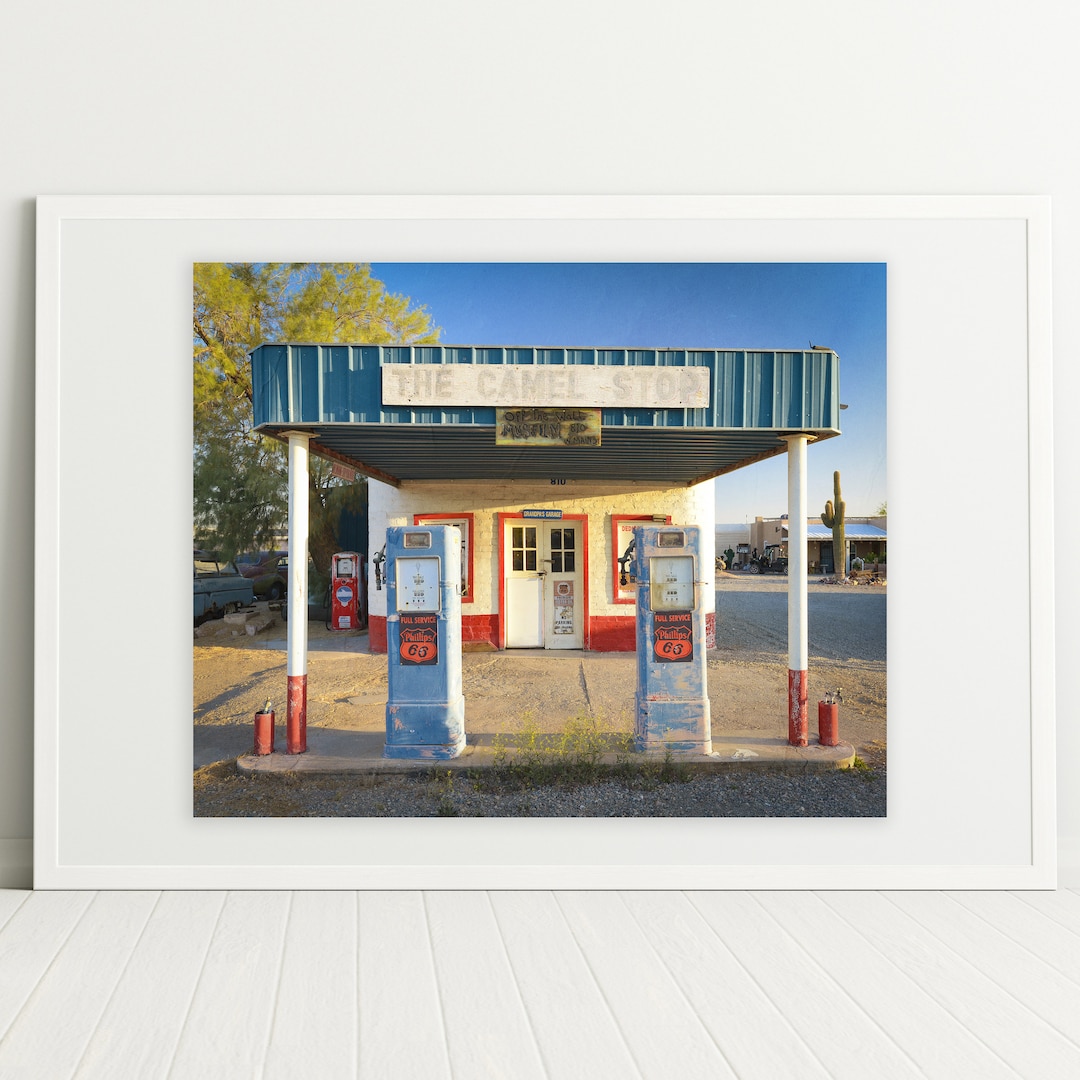 The Camel Stop Gas Station Print: Quartzite Arizona Desert Photography ...