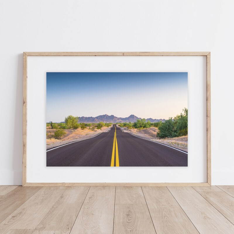 Desert Highway Print - Etsy