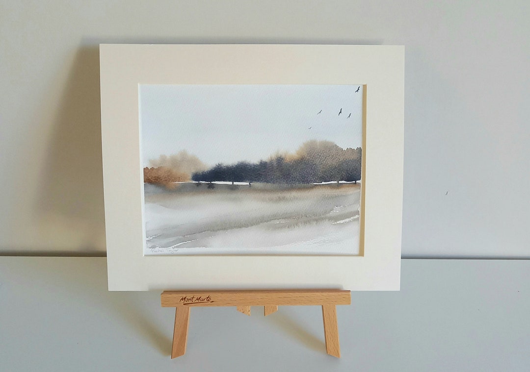 Original Watercolour Landscape Painting, Mounted, Art and Collectables, Watercolour Painting ...