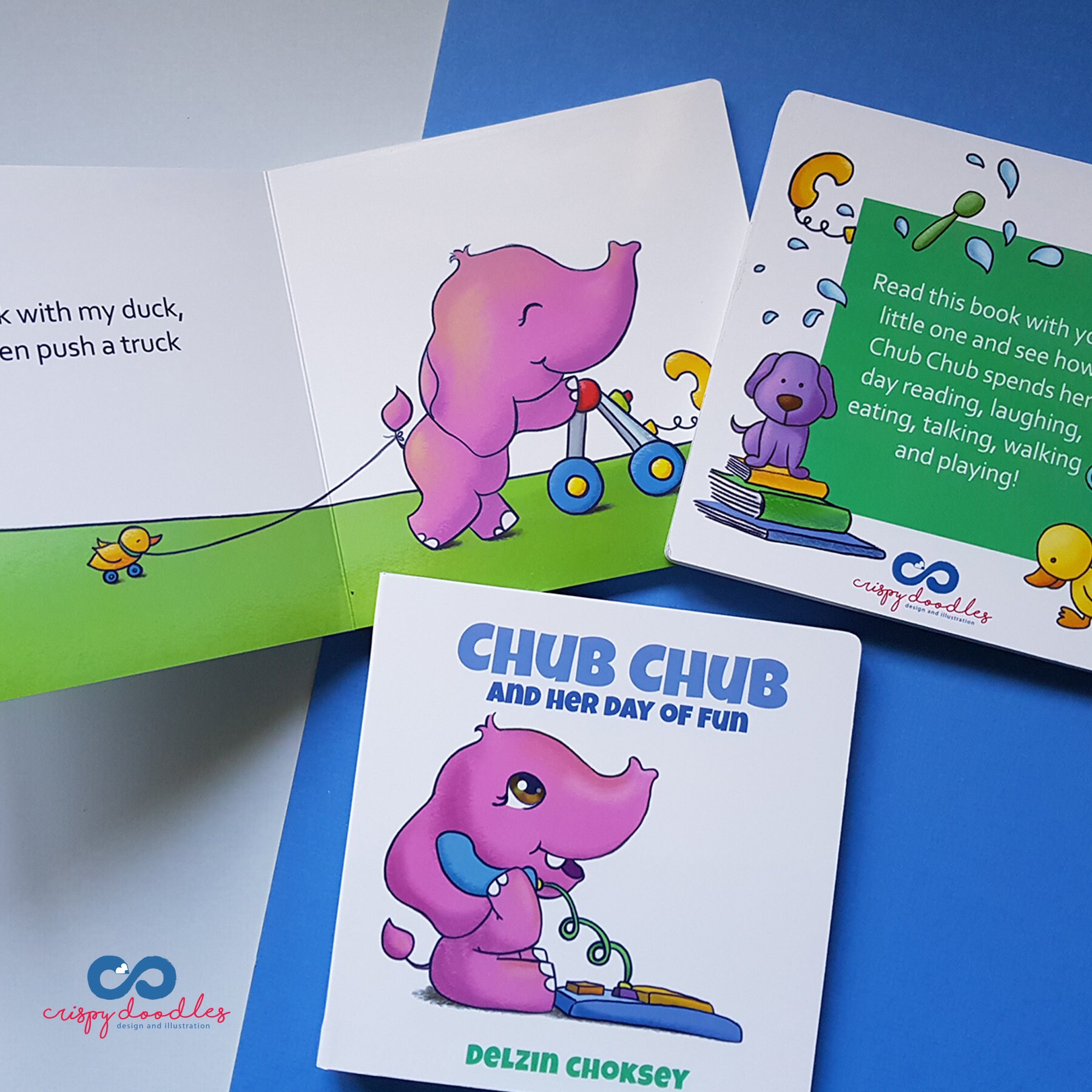 Chub Chub the Baby Elephant - Board Book for Toddlers - Etsy