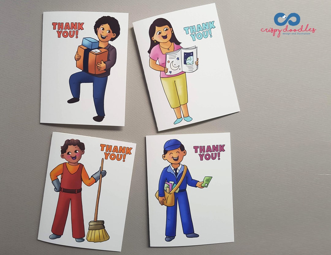 Thank You Cards, Printable Card, Digital Download, Gratitude Cards for ...