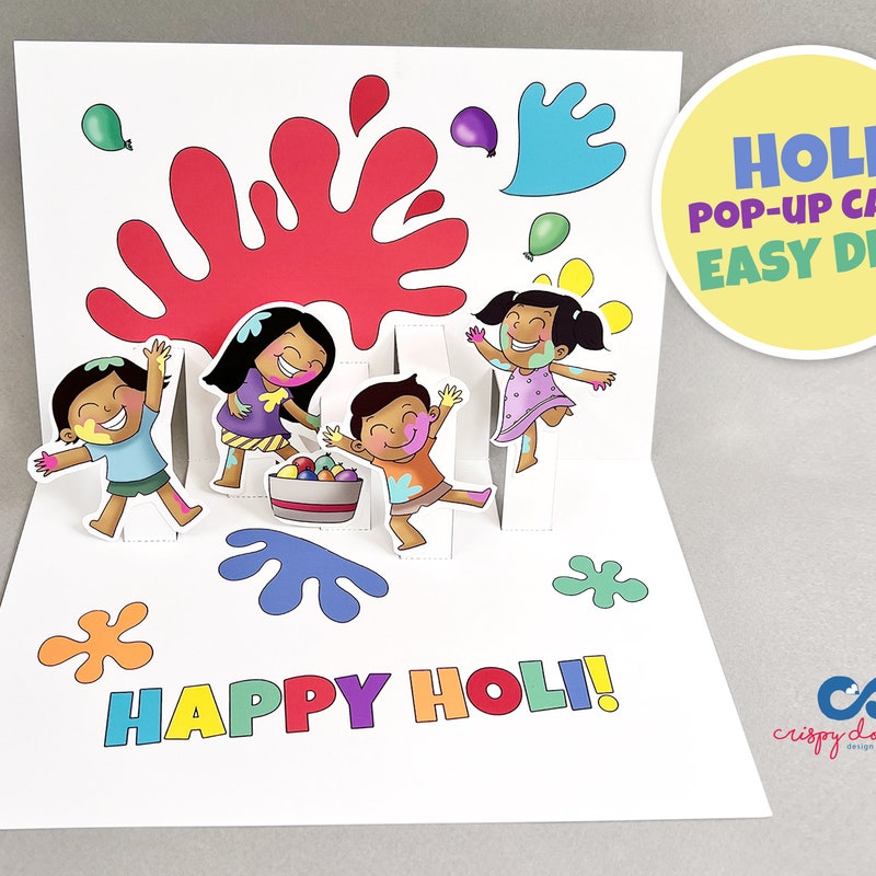 Indian Greeting Card Holi - Etsy