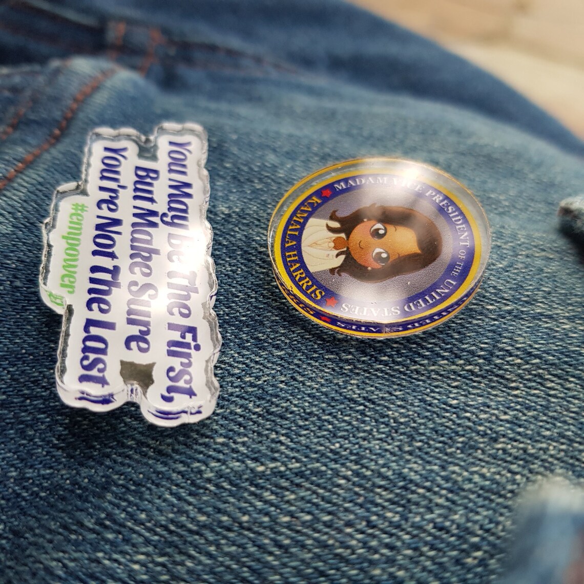 Kamala Harris Acrylic Pins, Kamala Harris Cartoon Pins, Kamala Harris ...