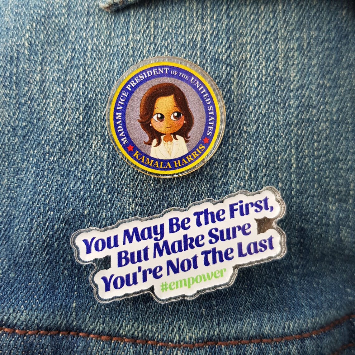 Kamala Harris Acrylic Pins, Kamala Harris Cartoon Pins, Kamala Harris ...