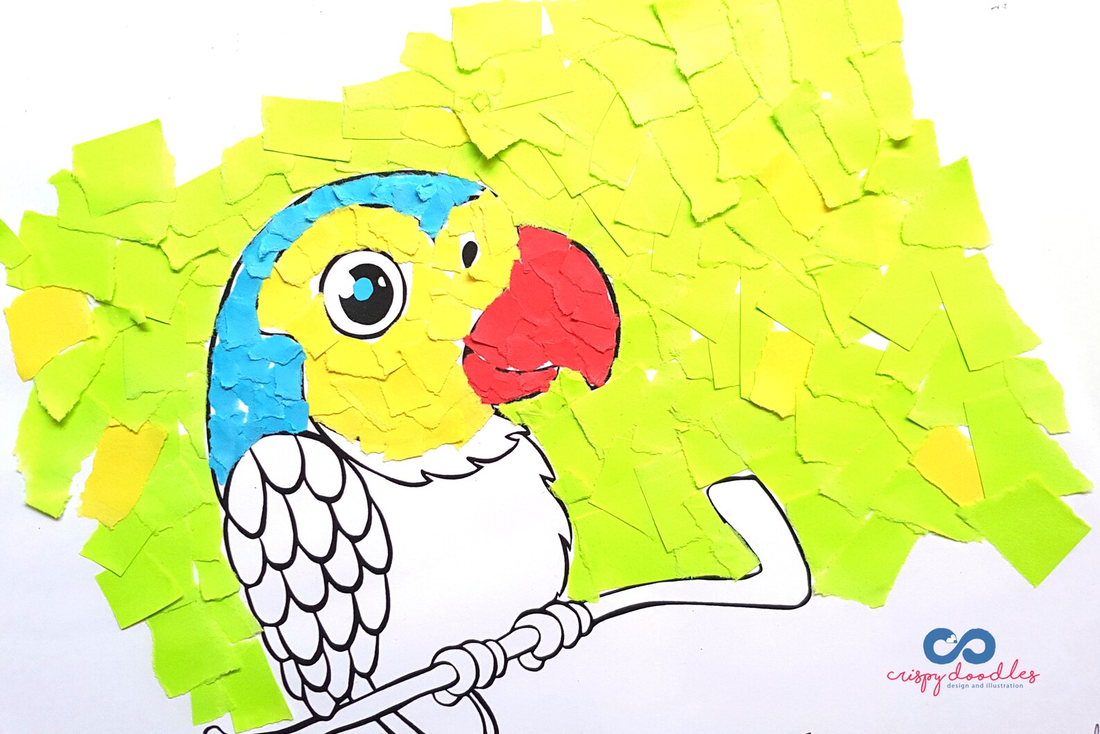 Printable Bird Coloring Pages Download Cute Bird Coloring | Etsy