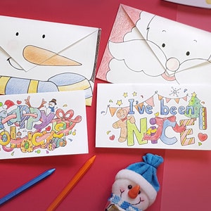 Kids Christmas Activity Pack Digital Download, Kids Christmas Craft Kit ...