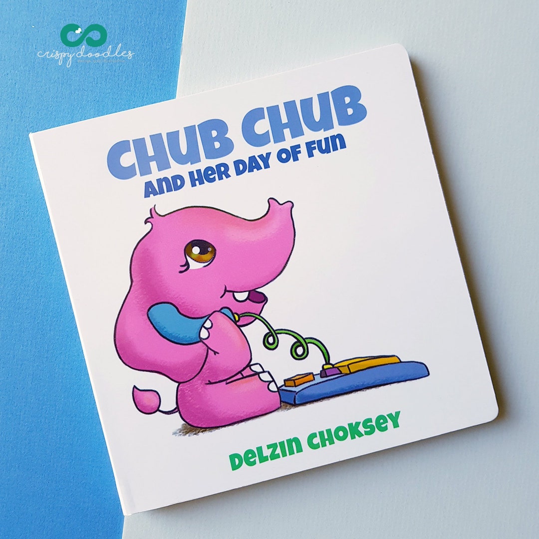 Chub Chub the Baby Elephant - Board Book for Toddlers - Etsy