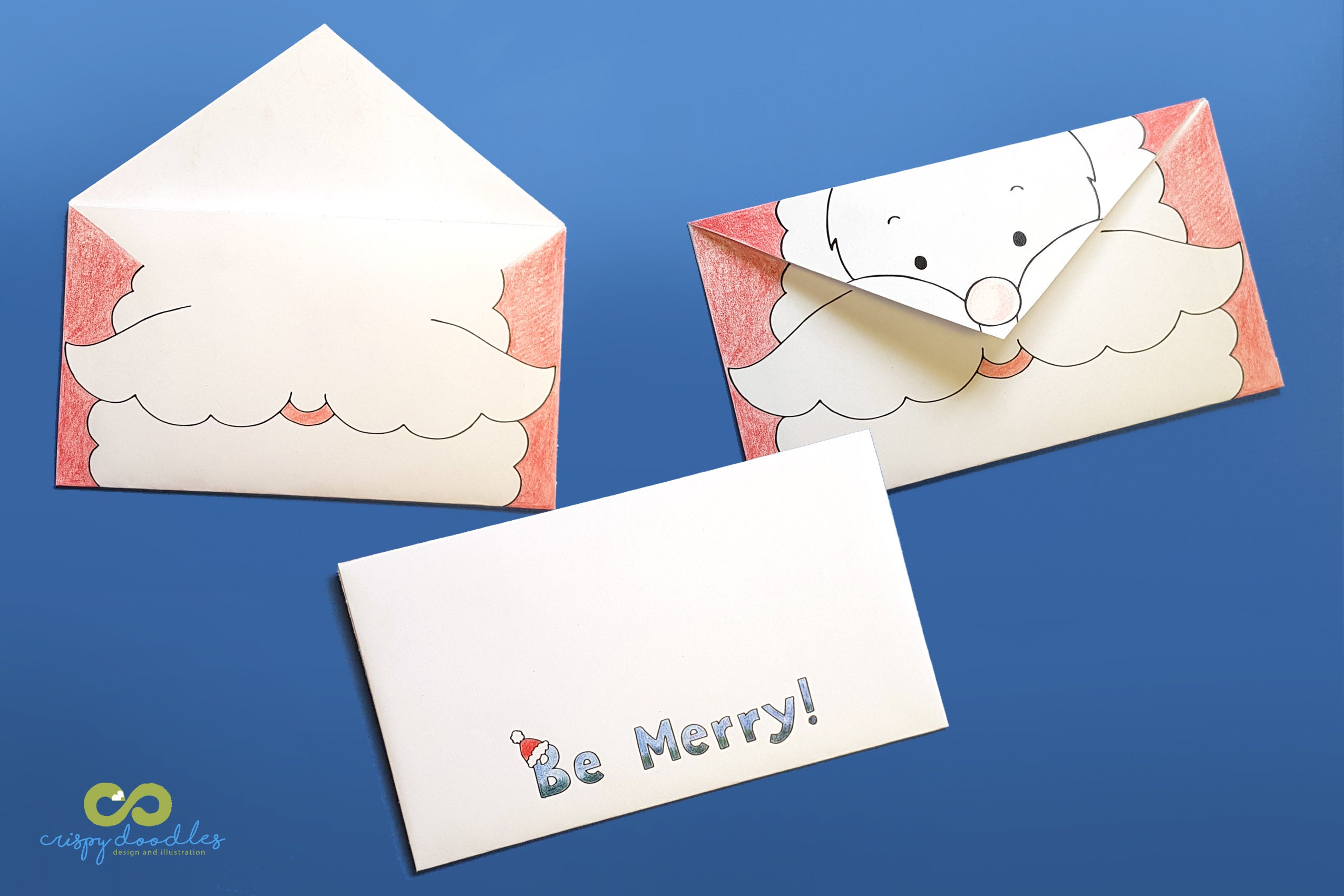 Letters to Santa Christmas Kit, Digital Download, Kids Christmas Craft ...