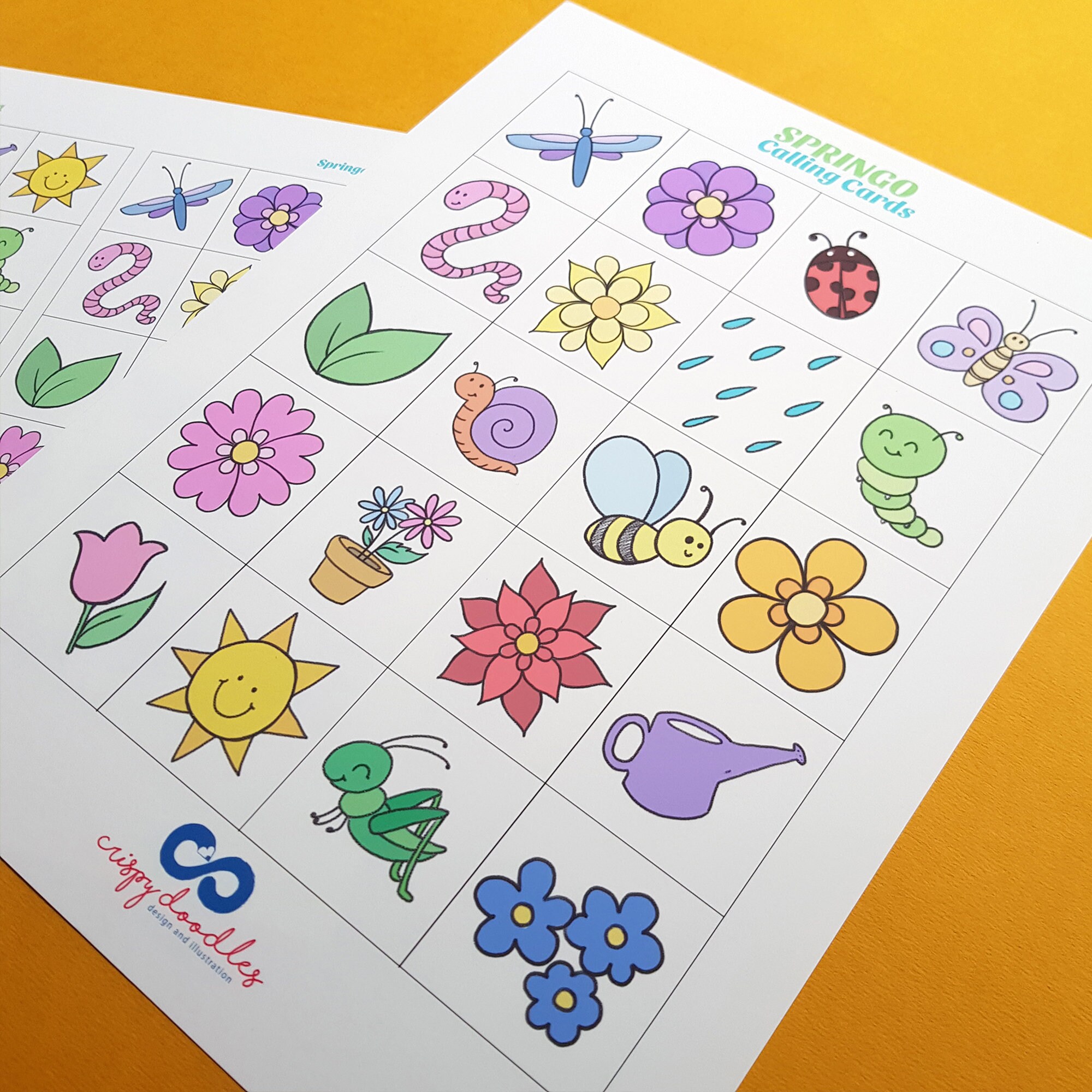 Spring Bingo | Springtime Bingo | Printable Spring Bingo | Instant ...