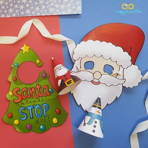 Kids Christmas Activity Pack Digital Download, Kids Christmas Craft Kit ...