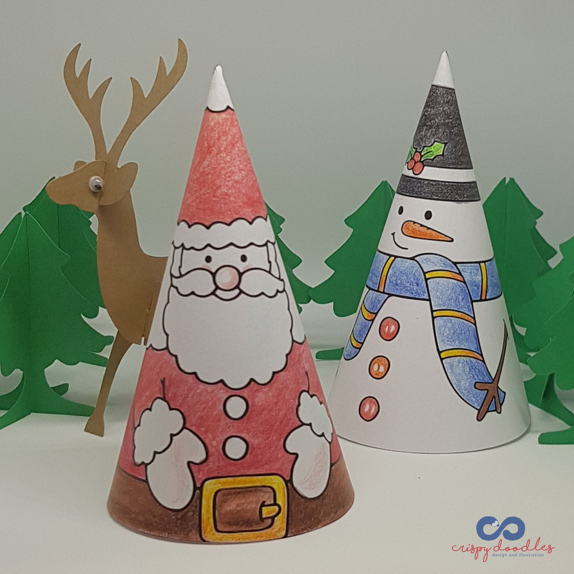 Kids Christmas Activity Pack Digital Download, Kids Christmas Craft Kit ...