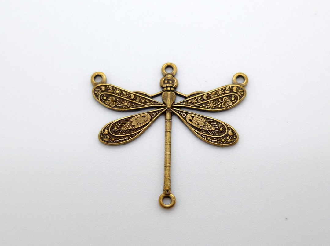 Antique Brass Dragonfly Accent Needed for "dragonfly Dance" Bracelet ...