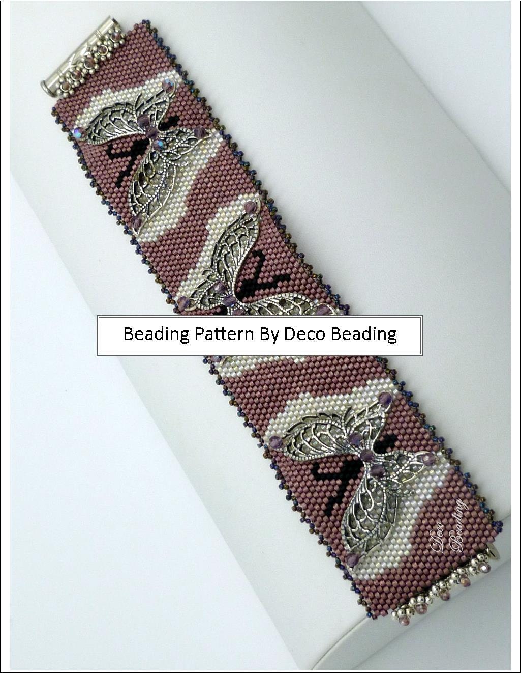 Peyote Bracelet PATTERN. DIGITAL DOWNLOAD. Odd Count Peyote. | Etsy