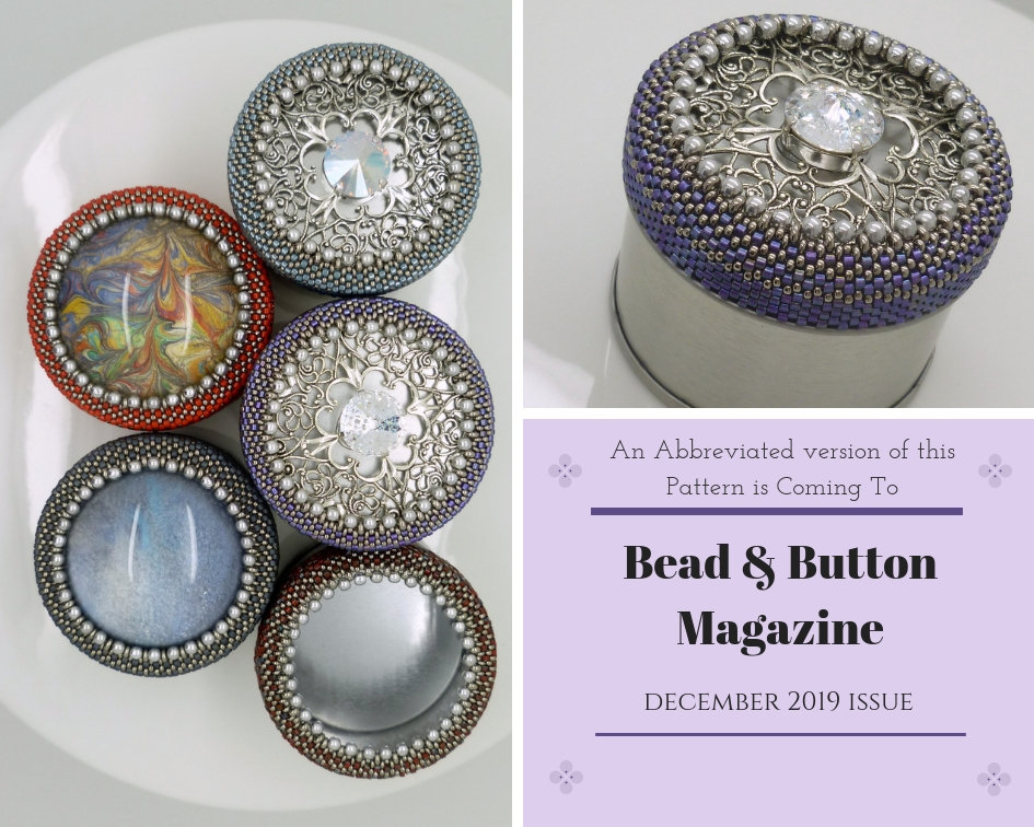 PATTERN for Beaded Trinket Box. DIGITAL DOWNLOAD. - Etsy