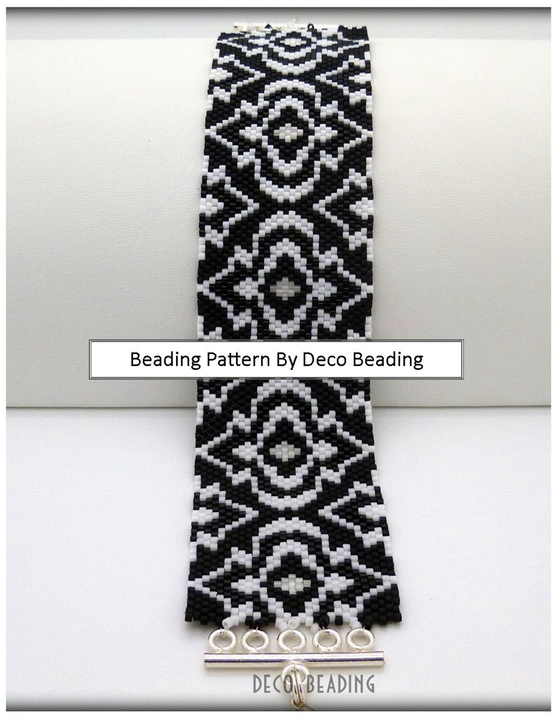 Peyote Bracelet PATTERN. DIGITAL DOWNLOAD. Odd Count Peyote Pattern ...