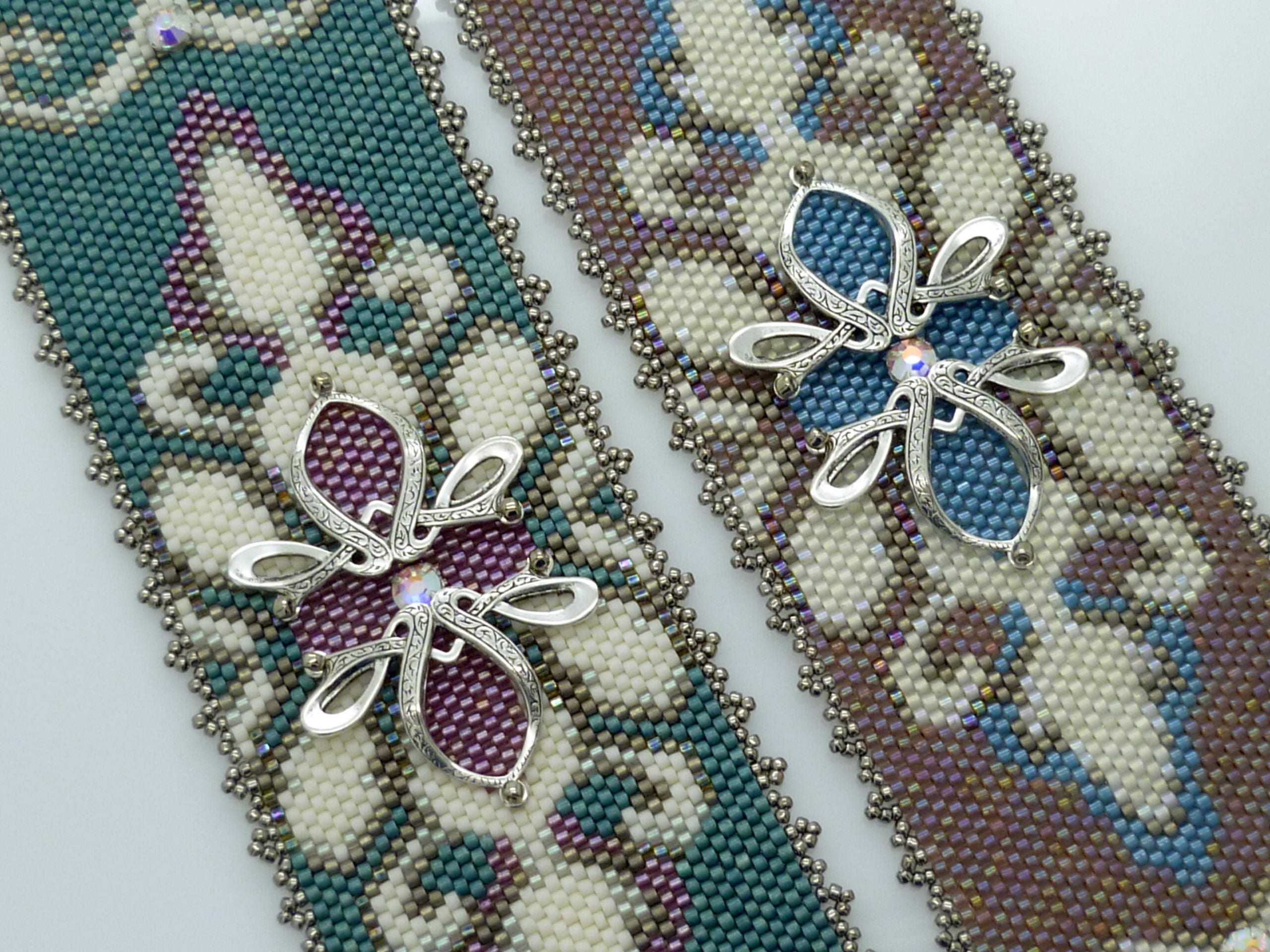 Peyote Bracelet PATTERN. DIGITAL DOWNLOAD. Odd Count Peyote. Small ...