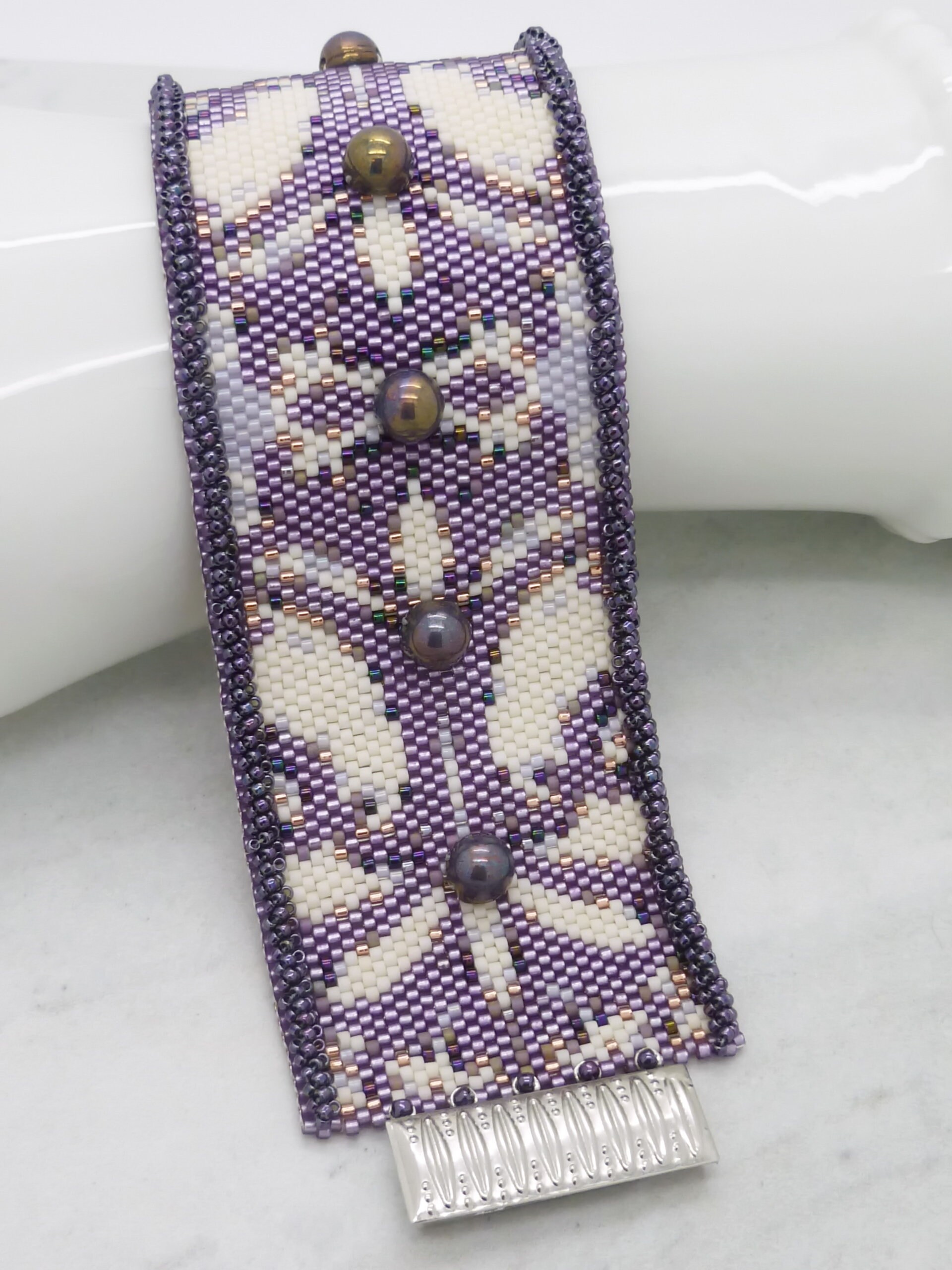 Peyote Bracelet PATTERN. DIGITAL DOWNLOAD. Odd Count Peyote Pattern ...