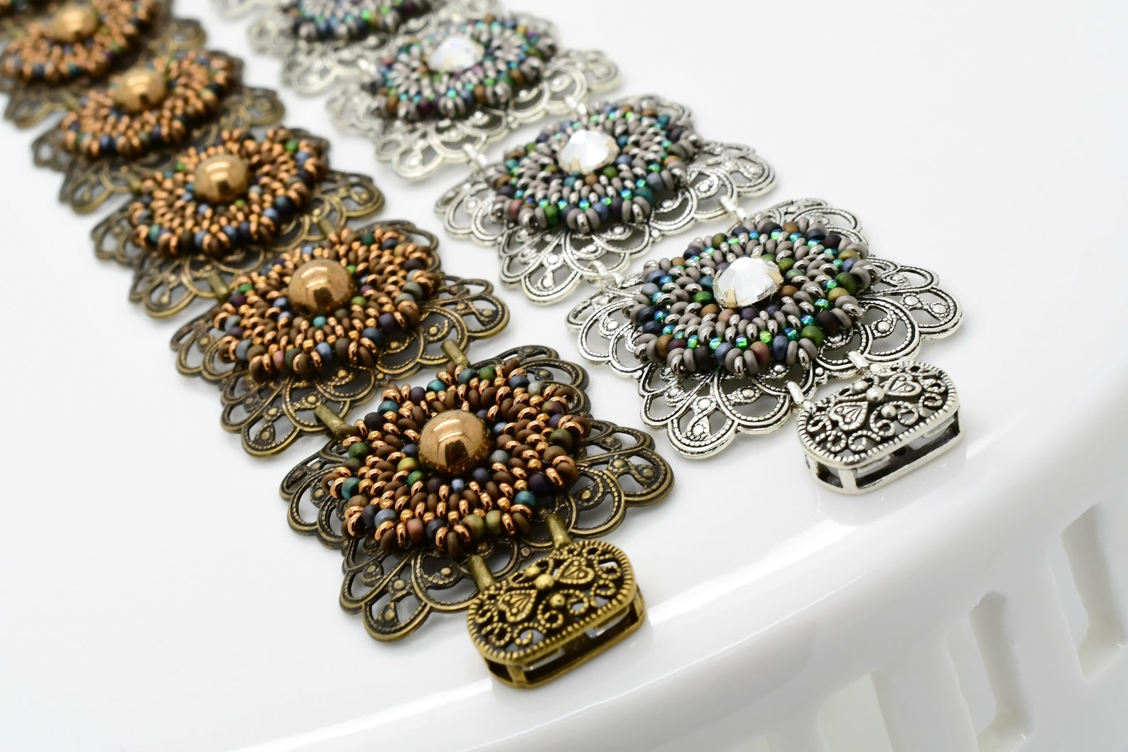 PATTERN for Square Filigree Bracelet. DIGITAL DOWNLOAD. - Etsy