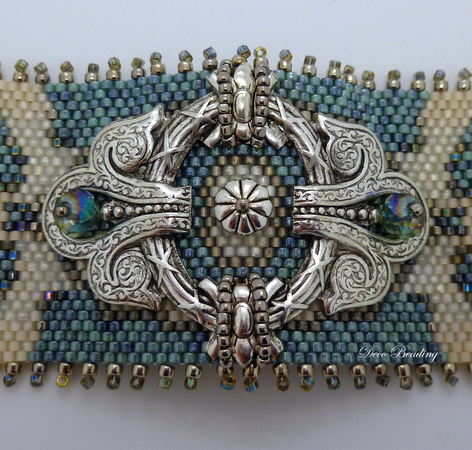 Peyote Bracelet PATTERN. DIGITAL DOWNLOAD. Odd Count Peyote. Small ...