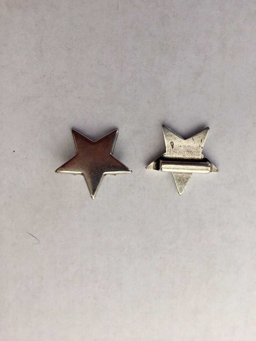 10mm Flat Star Slider, Antique Silver, Qty 2 - Etsy