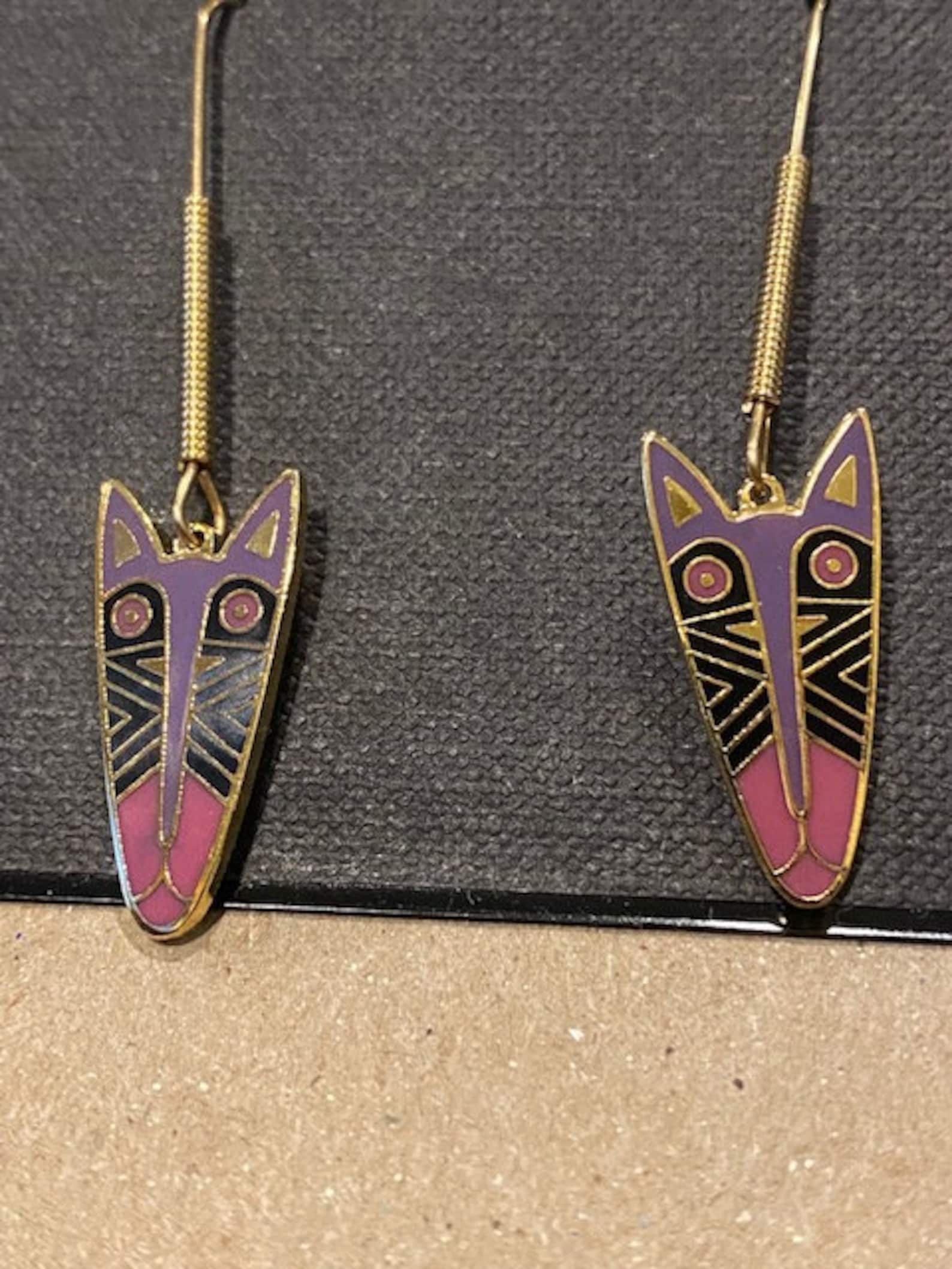 Laurel Burch "fox Mask" 1993 Brand New. HTF - Etsy