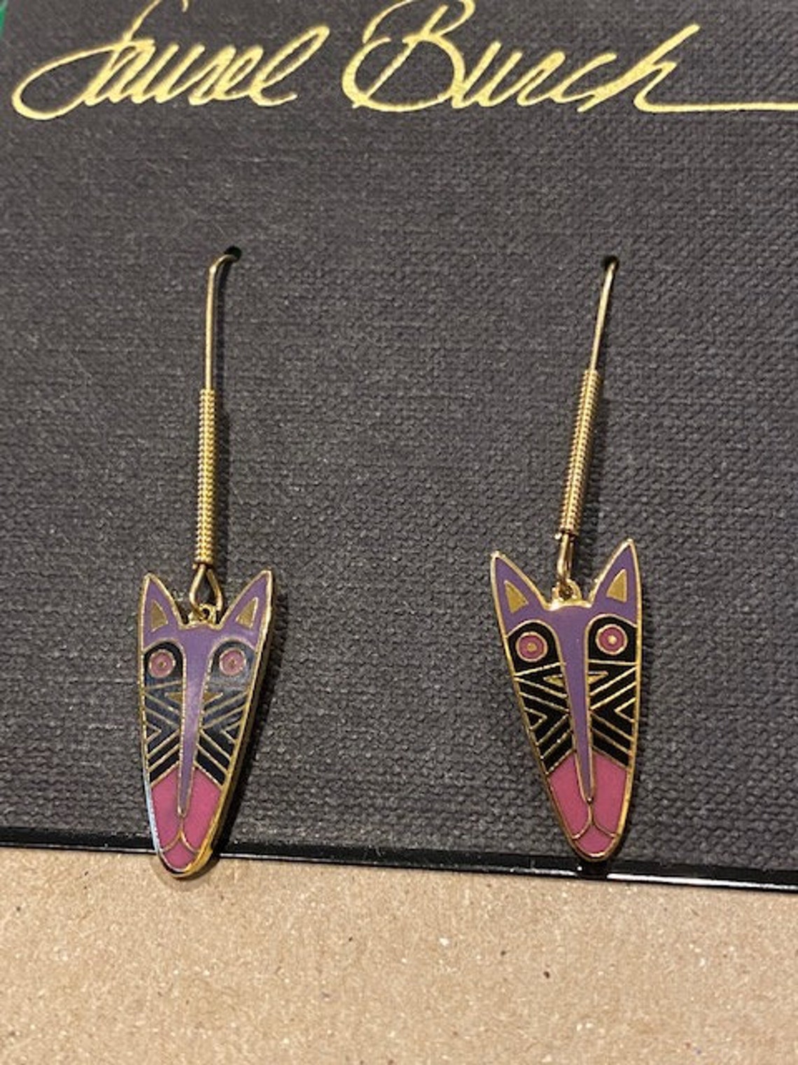 Laurel Burch "fox Mask" 1993 Brand New. HTF - Etsy