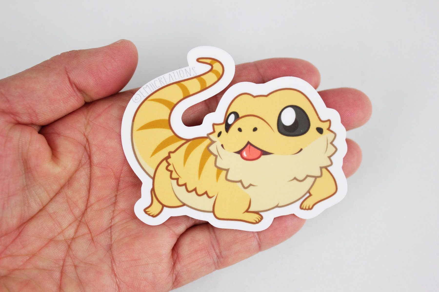 Bearded Dragon 3in Vinyl Stickers Lizard Reptile Pet Cute - Etsy