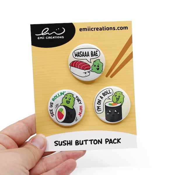 Sushi Pin - Etsy