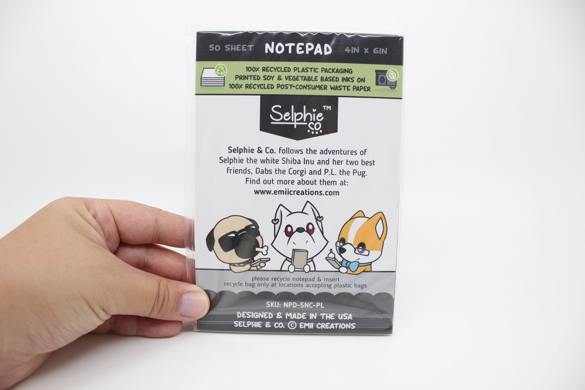 P.L. the Pug Notepad I'll Do It Tomorrow 100% Recycled | Etsy