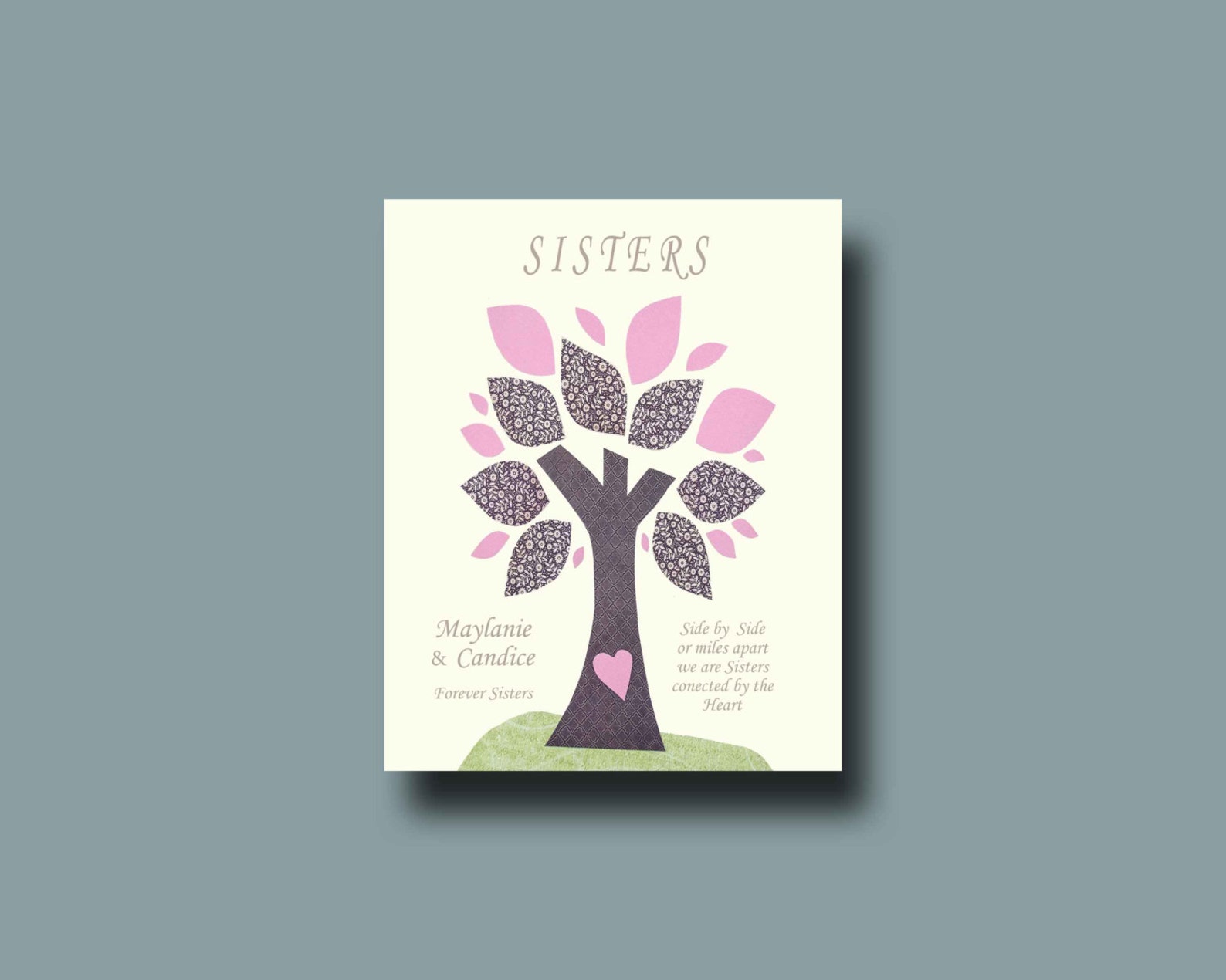 Sisters Gift Print - Personalized Gift for Sister - Wedding Gift for ...