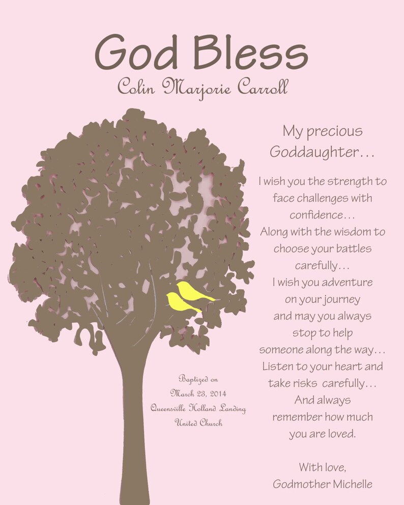 Godparents Gift Personalized Gift for Godmother and - Etsy