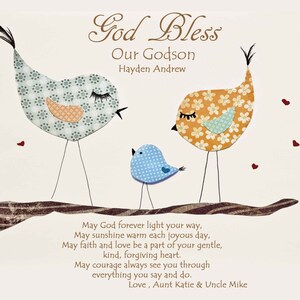 Godson Gift - Gift for Our Godson - Personalized Gift for Godson - Gift ...