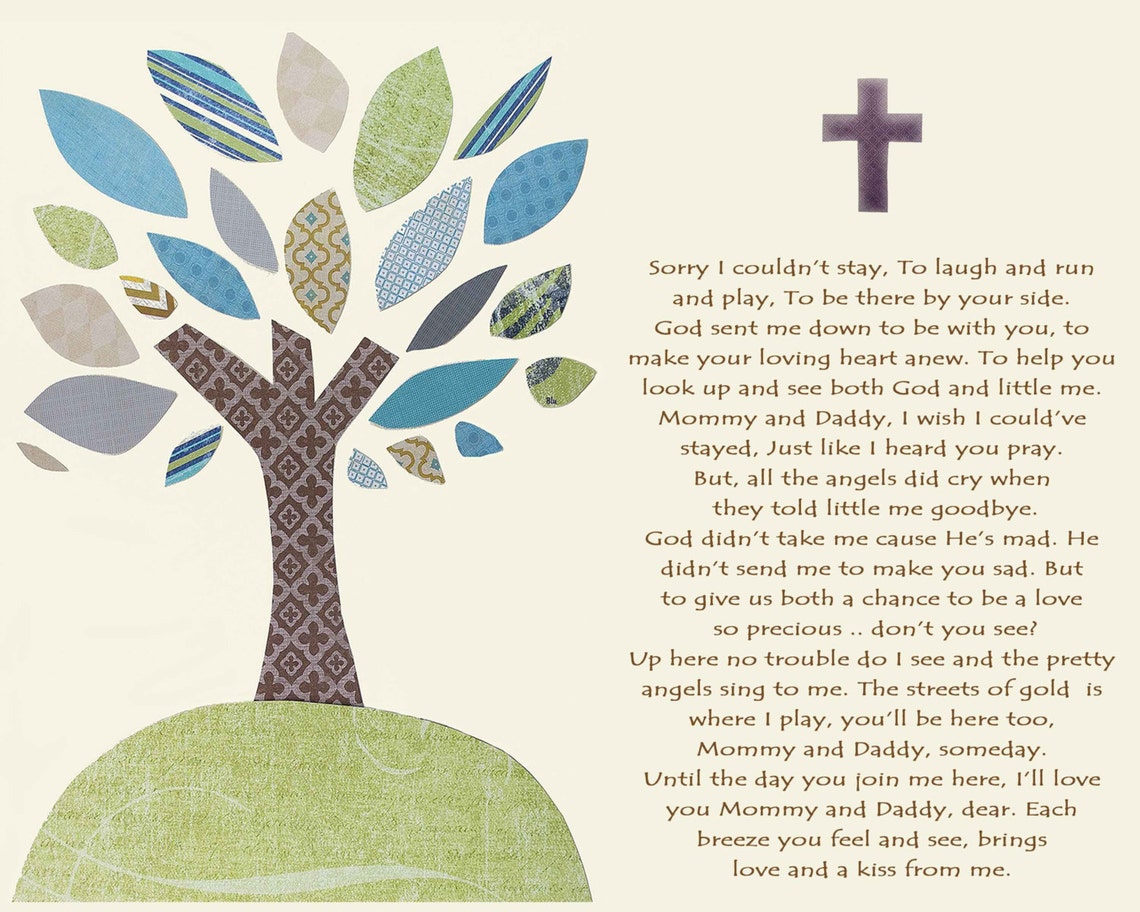 In Loving Memory of Child, in Memory of Miscarry, Memorial Poem, Loved ...